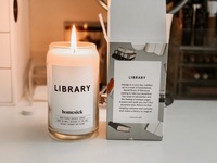 Book Club Candle - Cozy Library Scented Candle | Homesick